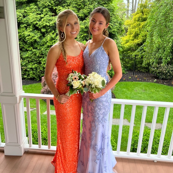 Primavera Couture | Dresses | Primavera 329 Orange Prom | Poshmark